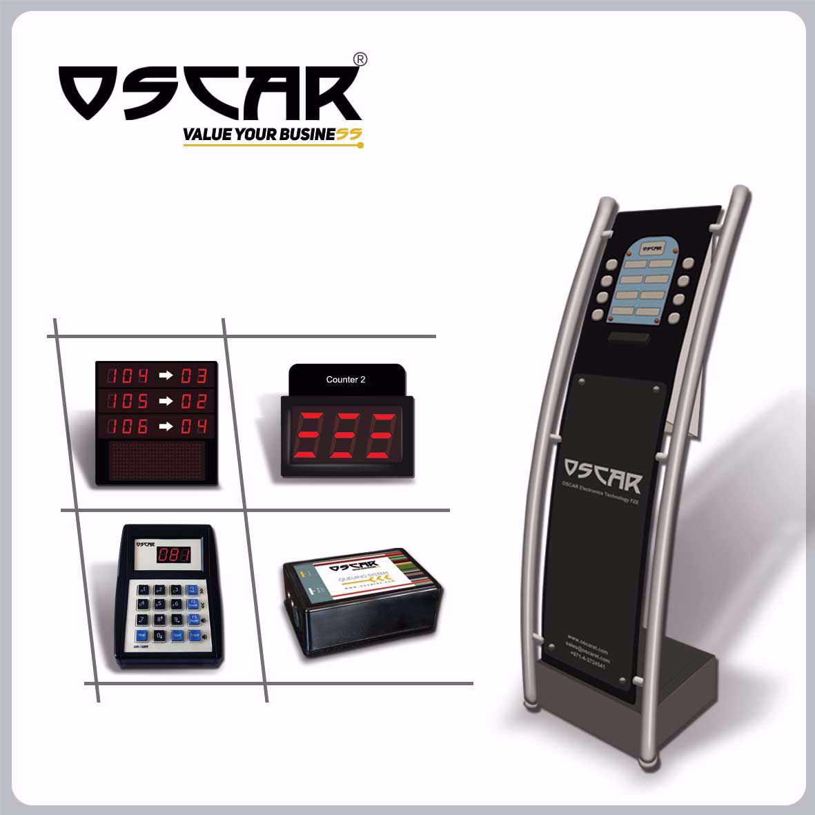 OSCAR Smart Electronics-QUEUING SYSTEM